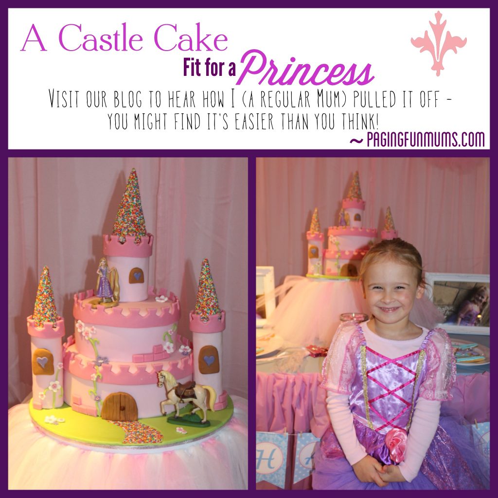 Princess Castle Cake